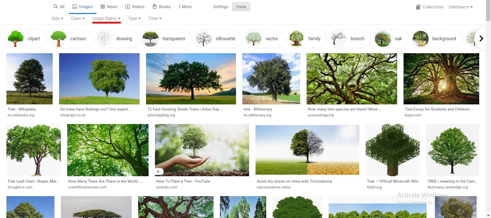 How to use Google images without copyright issue