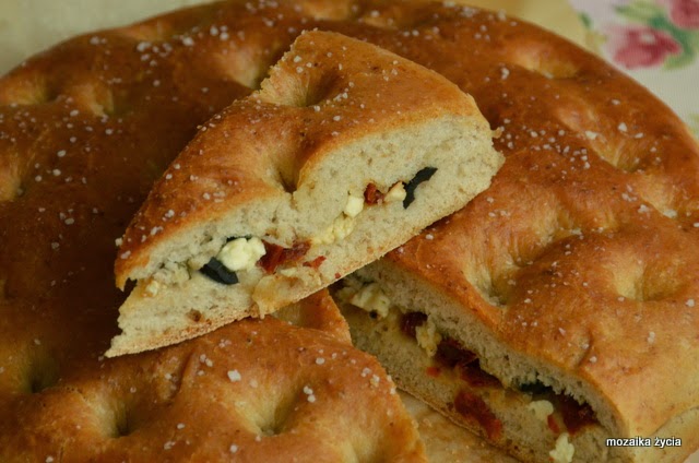 Mozaika życia: Schiacciata - weekendowe wypiekanie na śniadanie