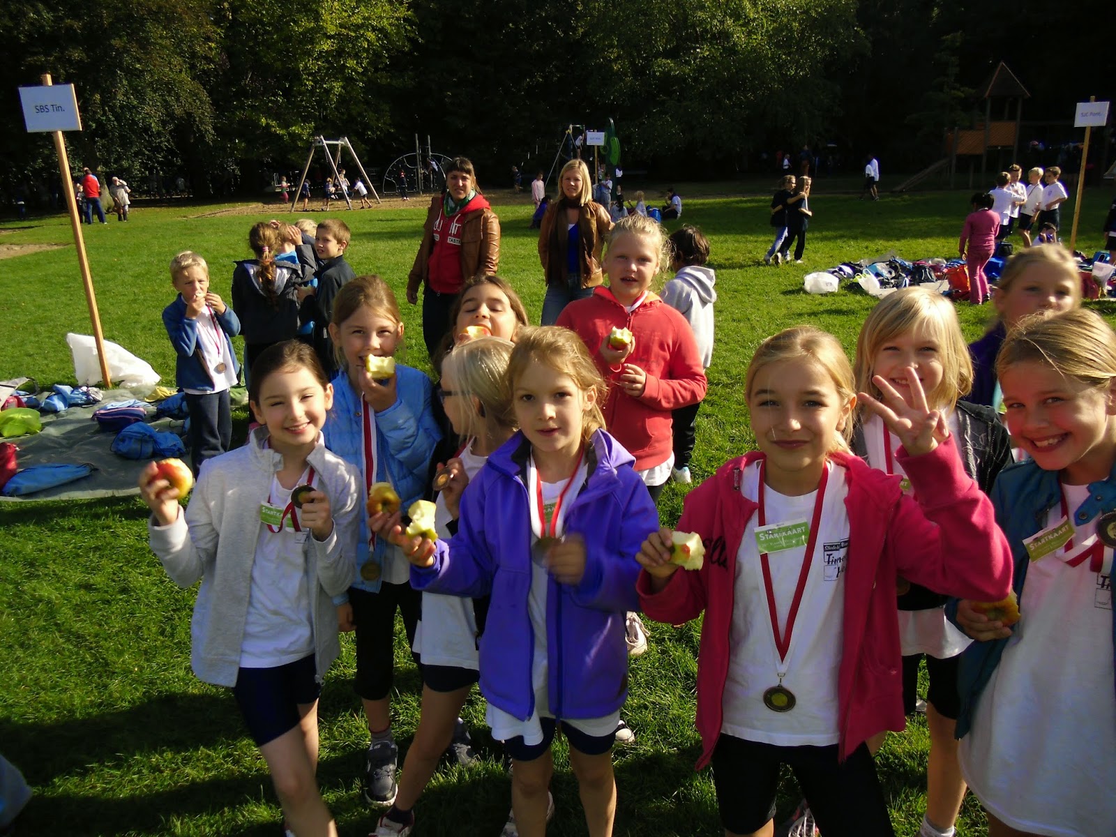 Turnen met meester Patrick