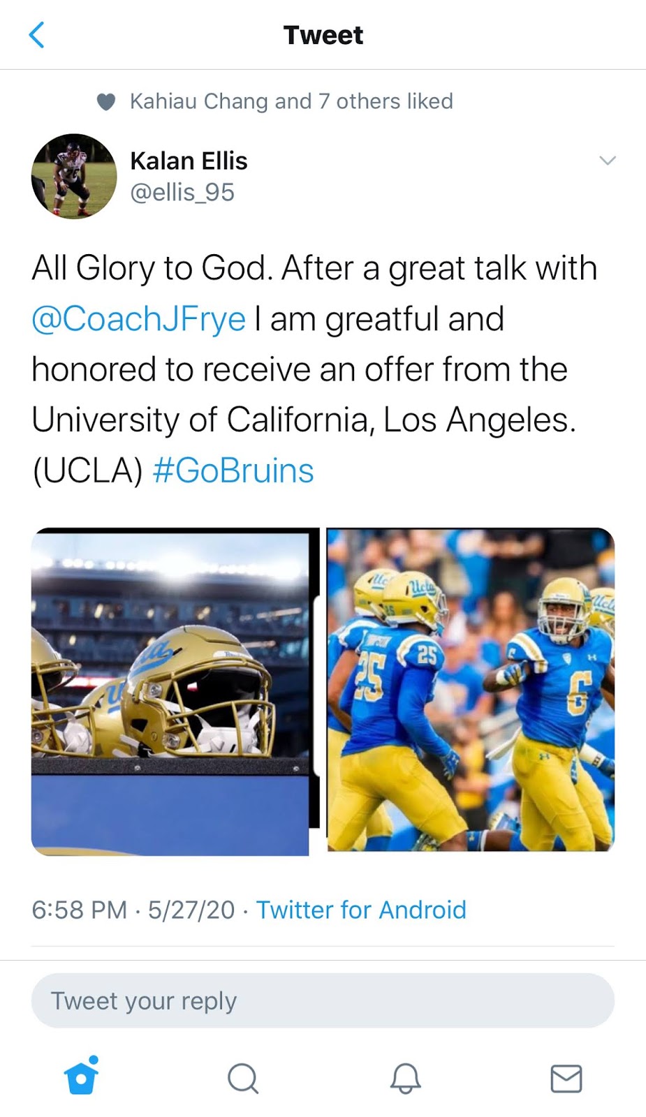 UCLA, Virginia make offers to Saint Louis OL Kalan Ellis