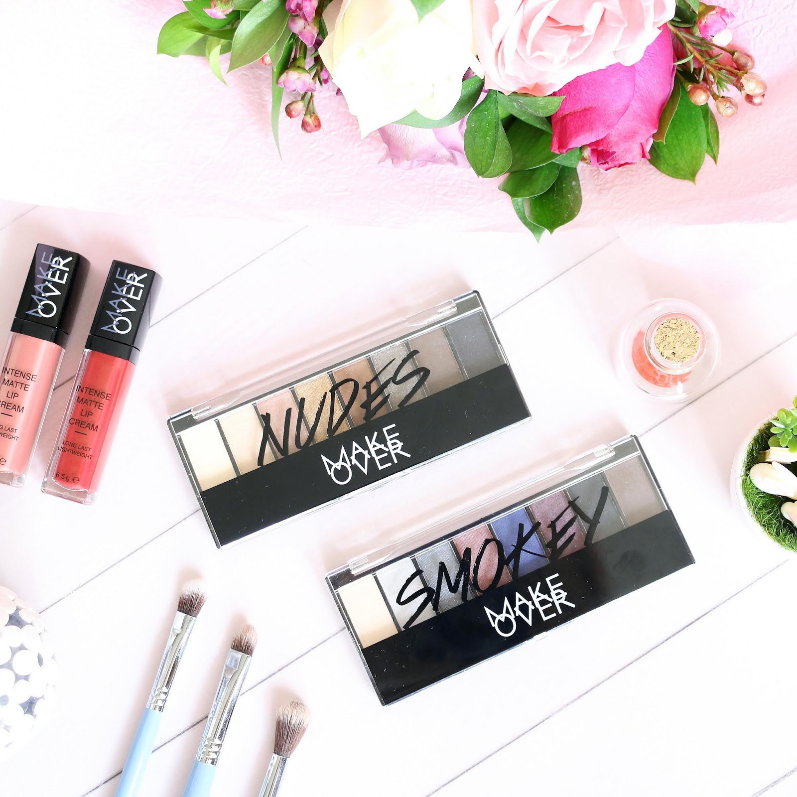 Make Over Eyecentric Palette Nudes & Smokey | Review & Swatches | Jean ...