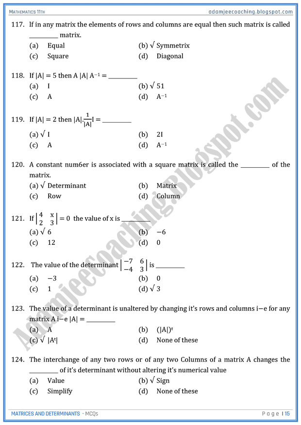 adamjee-coaching-matrices-and-determinants-mcqs-mathematics-11th