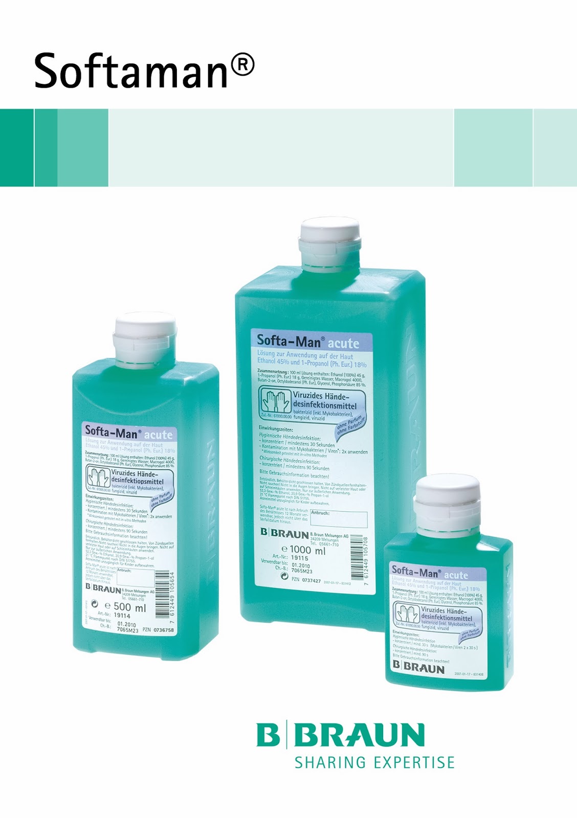 B. Braun's Softa-Man Hand Sanitizer. The most effective - Blog for Tech ...