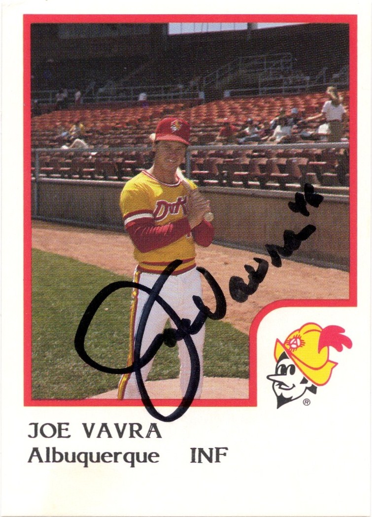 1986 PROCARDS PROJECT: JOE VAVRA