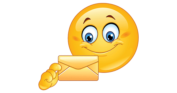 Smiley Holding an Envelope | Symbols & Emoticons