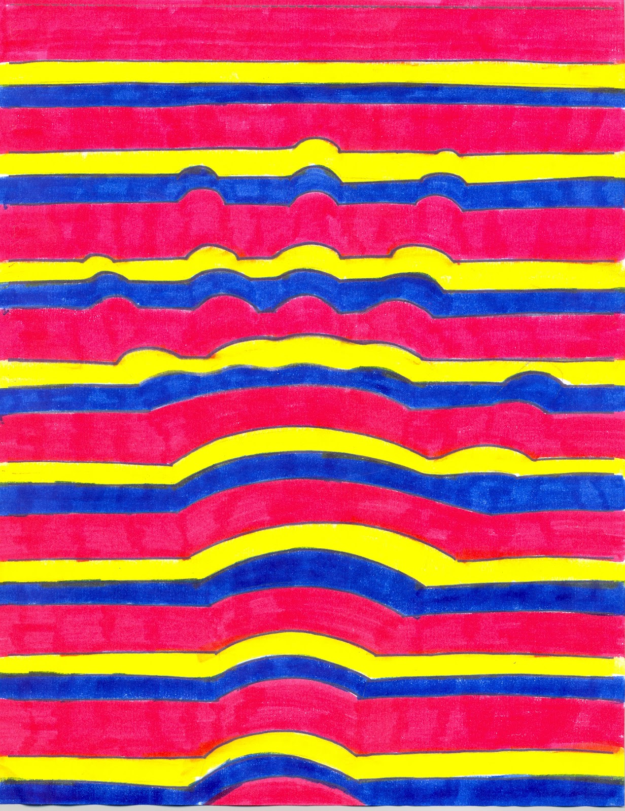 The Lost Sock : Op Art Hand