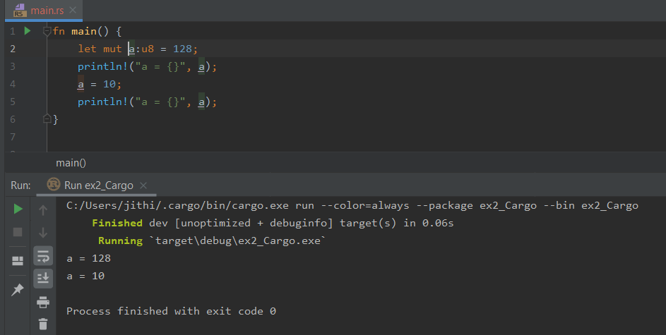 Data Representation in Rust.