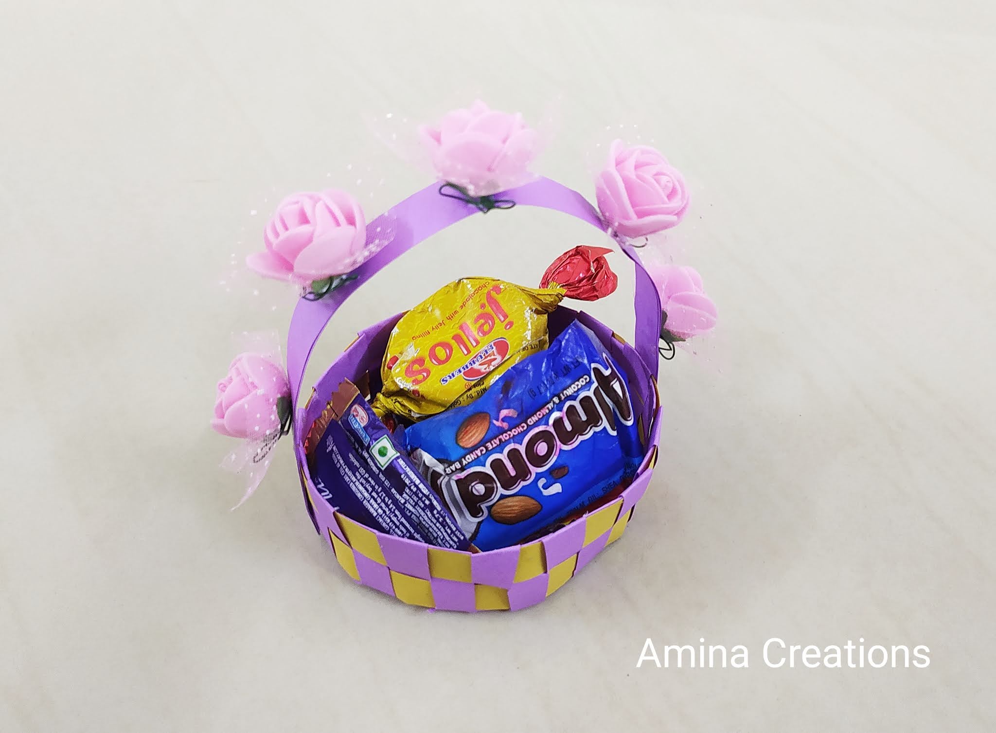 AMINA CREATIONS: DIY MINI PAPER BASKET + VIDEO