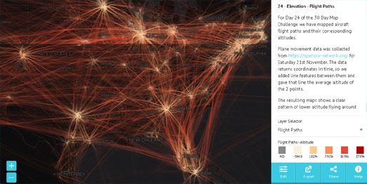 Maps Mania: Mapping the Altitude of Planes