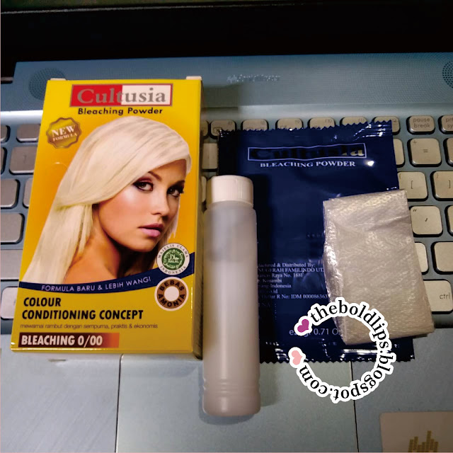 [REVIEW] Pengalaman Bleaching Rambut Dengan Cultusia - The Bold Lips