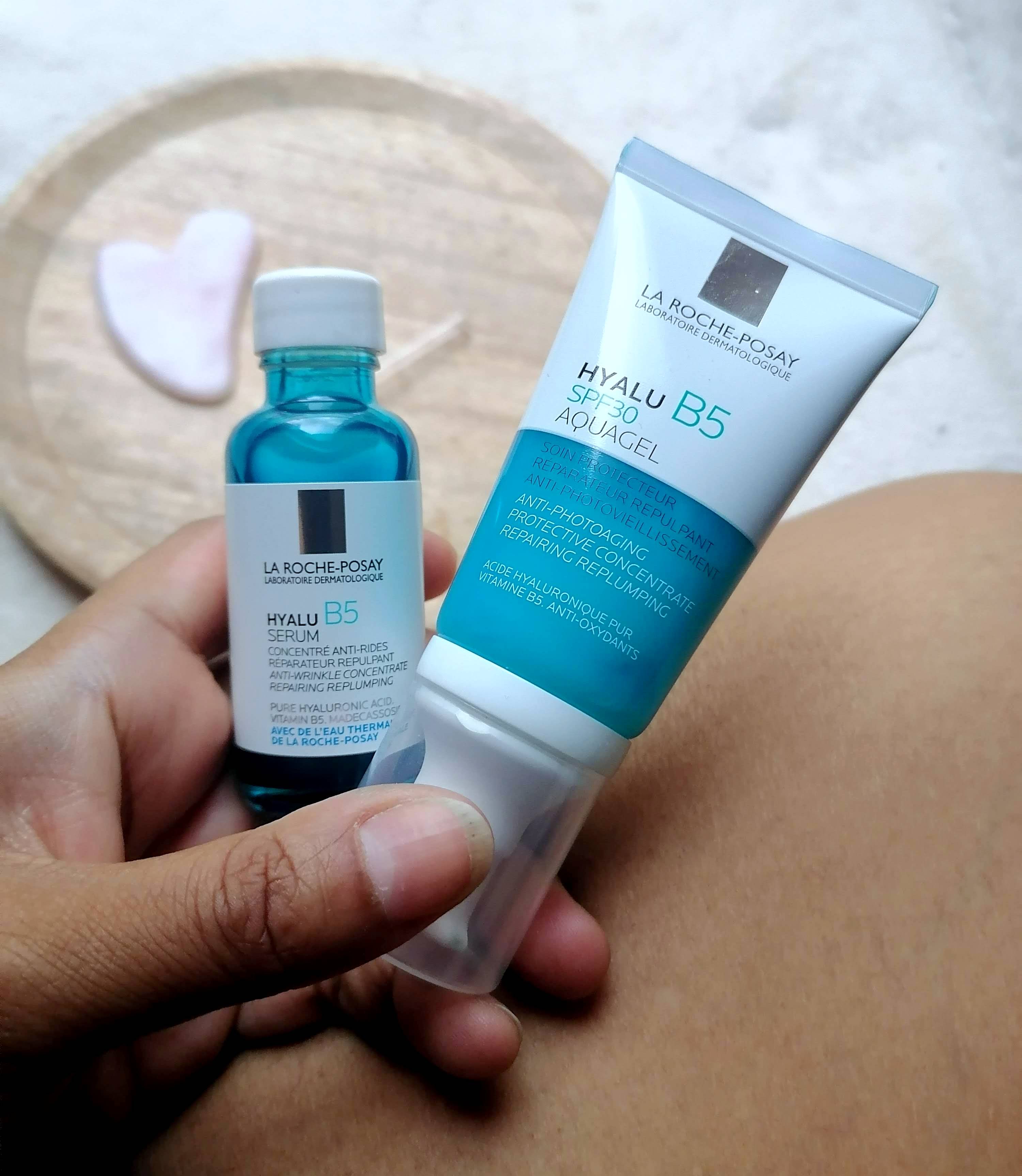 Hydratation & Protection avec la nouveauté Hyalu B5 Aquagel spf30 de LA ...