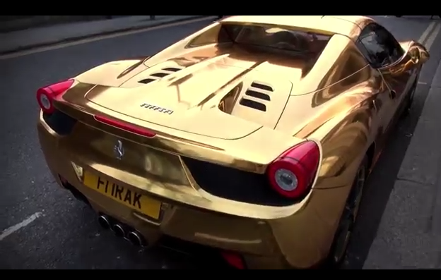 Kaycee Blog 24/7: Incredible! $3 Million Golden Ferrari that will cost ...