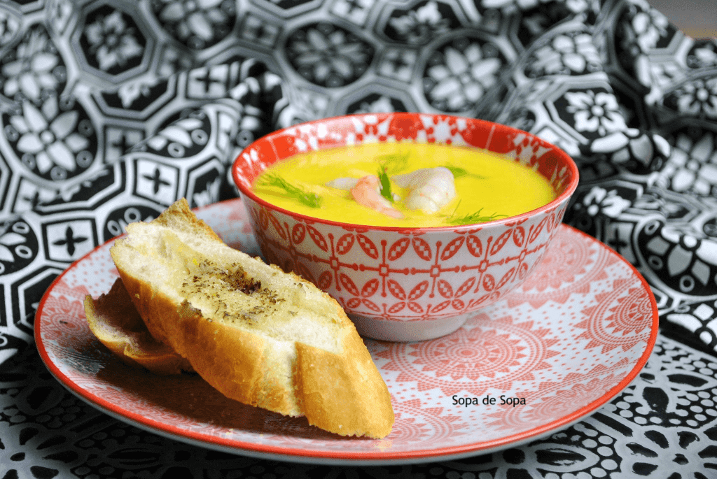 Sopa de Sopa : Sopa de Zanahoria y Mango