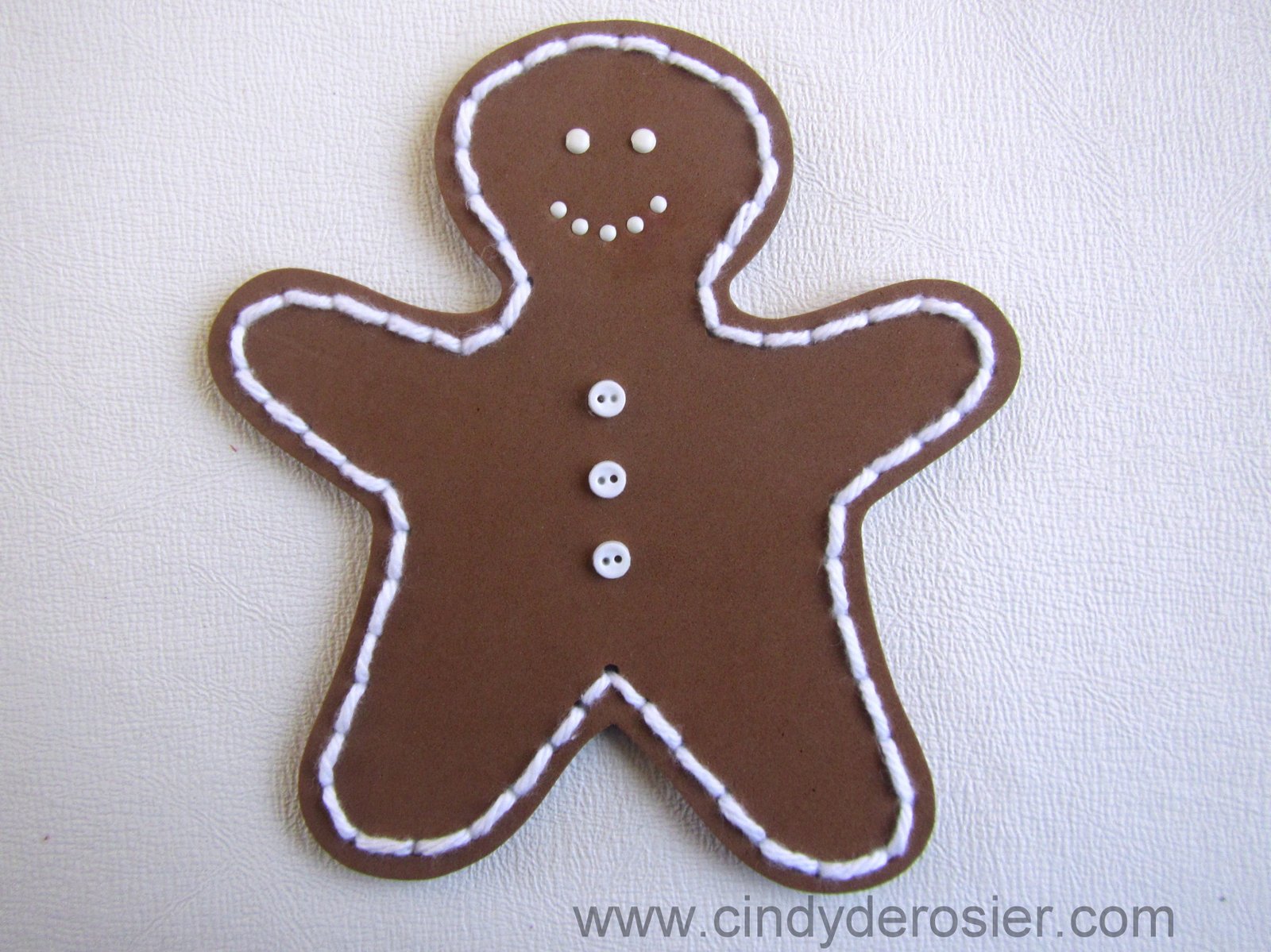 Cindy deRosier: My Creative Life: Craft Foam Gingerbread