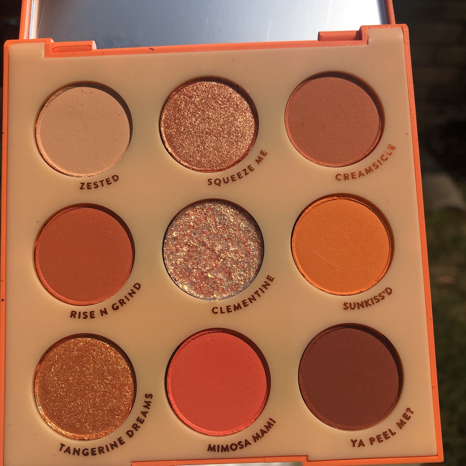 AnniesWorld: Colourpop Orange You Glad? Eyeshadow Palette Review & Swatches
