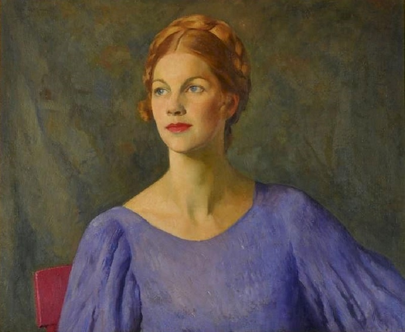 Ivan OLINSKY (1878-1962) | Catherine La Rose ~ The Poet of Painting