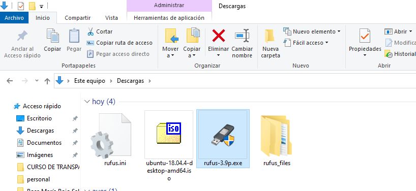 Crear un pen drive con el programa Rufus | Aplicaciones de Libre Uso