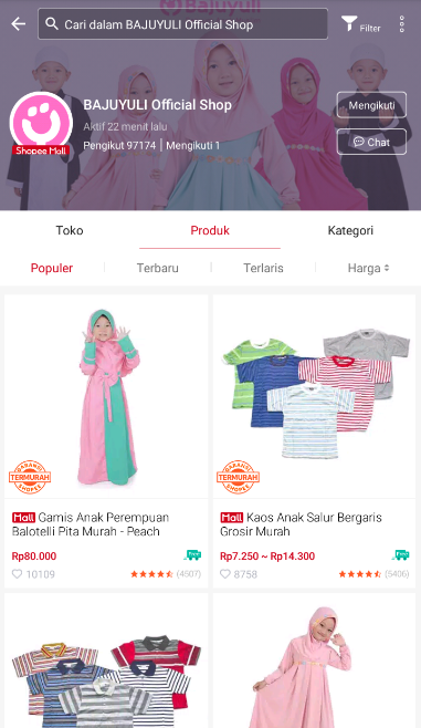 Cara Mencari Harga Termurah di Shopee - Tutorial di Shopee
