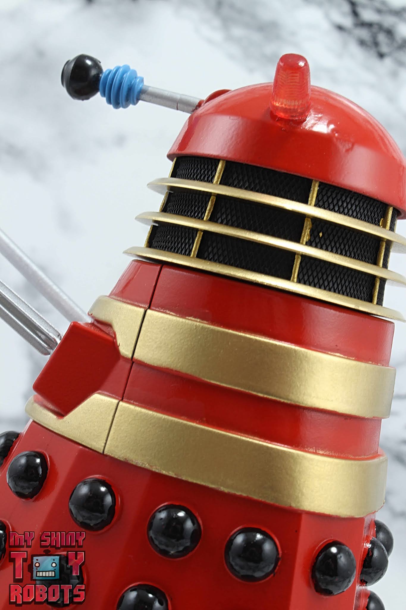 My Shiny Toy Robots: Custom Figure: 'Dr Who & the Daleks' Movie Red Dalek