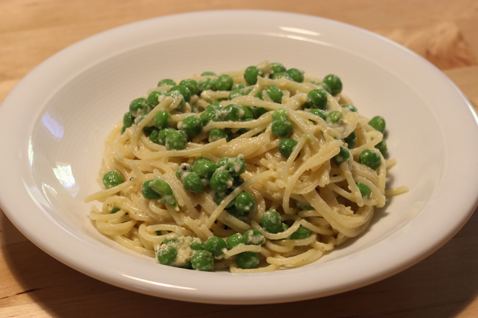 Spaghetti Mit Erbsen