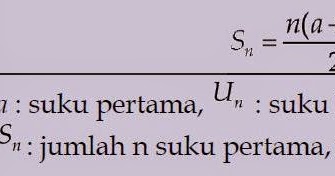 Rumus dan Contoh Soal Deret Aritmatika