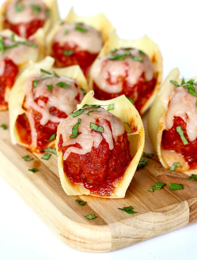 MEATBALL STUFFED PASTA SHELLS - Healthy Therapy Massage