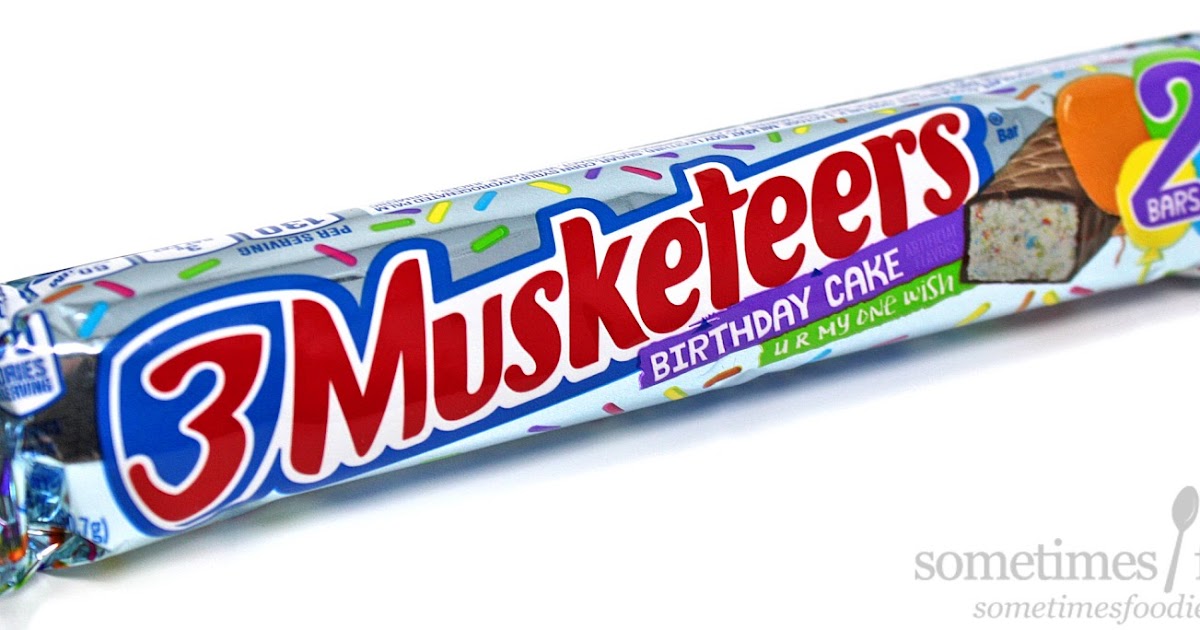 Sometimes Foodie: Chocolate Coated Sugar Bombs - Birthday Cake 3 Musketeers