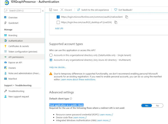 Using Azure device code authentication on a arduino iot 33 and getting ...