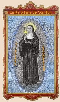 CRISTO minha CERTEZA: Santa Juliana de Cornillon - 05 de abril