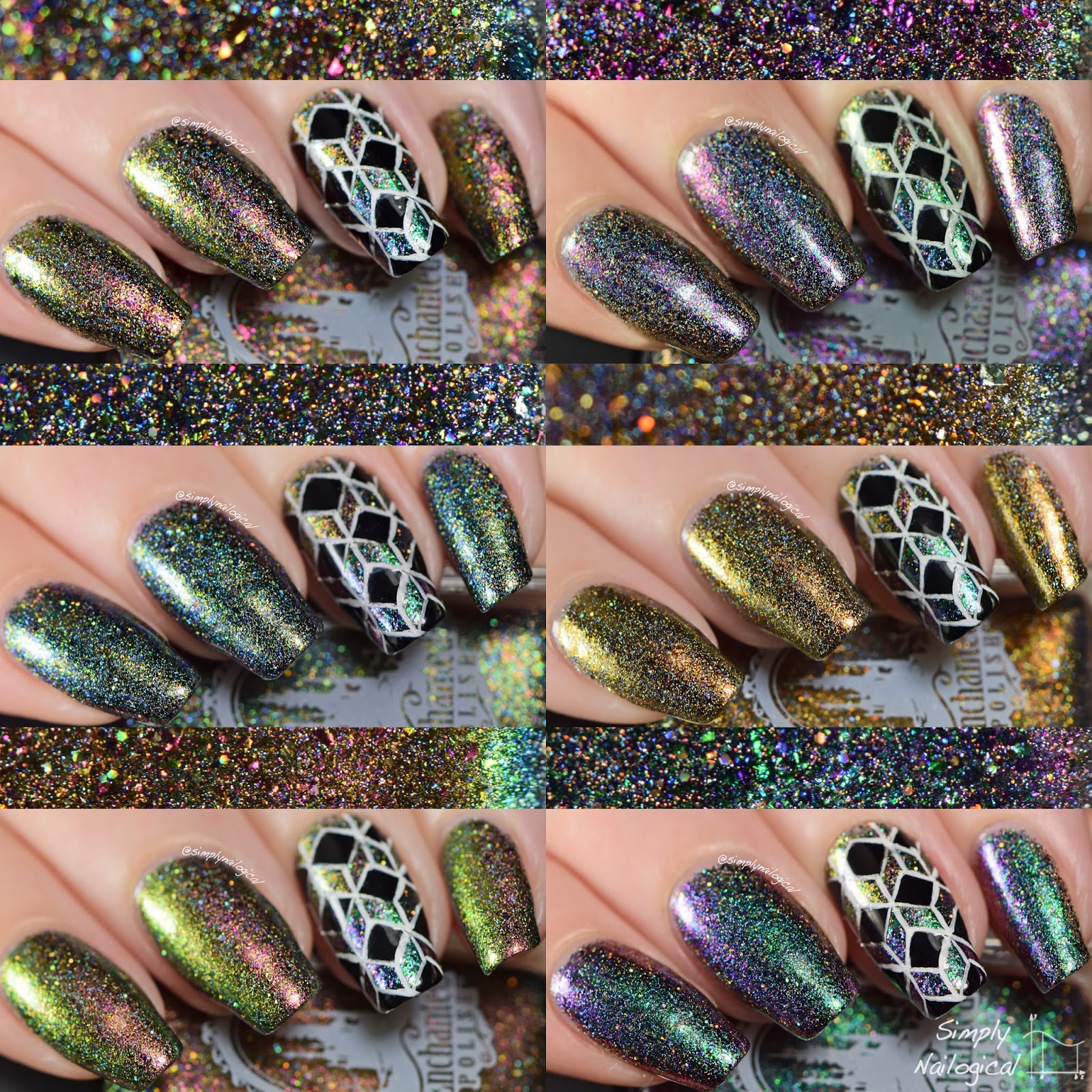 Simply Nailogical: Enchanted flakies: Magical hidden wonders of the world