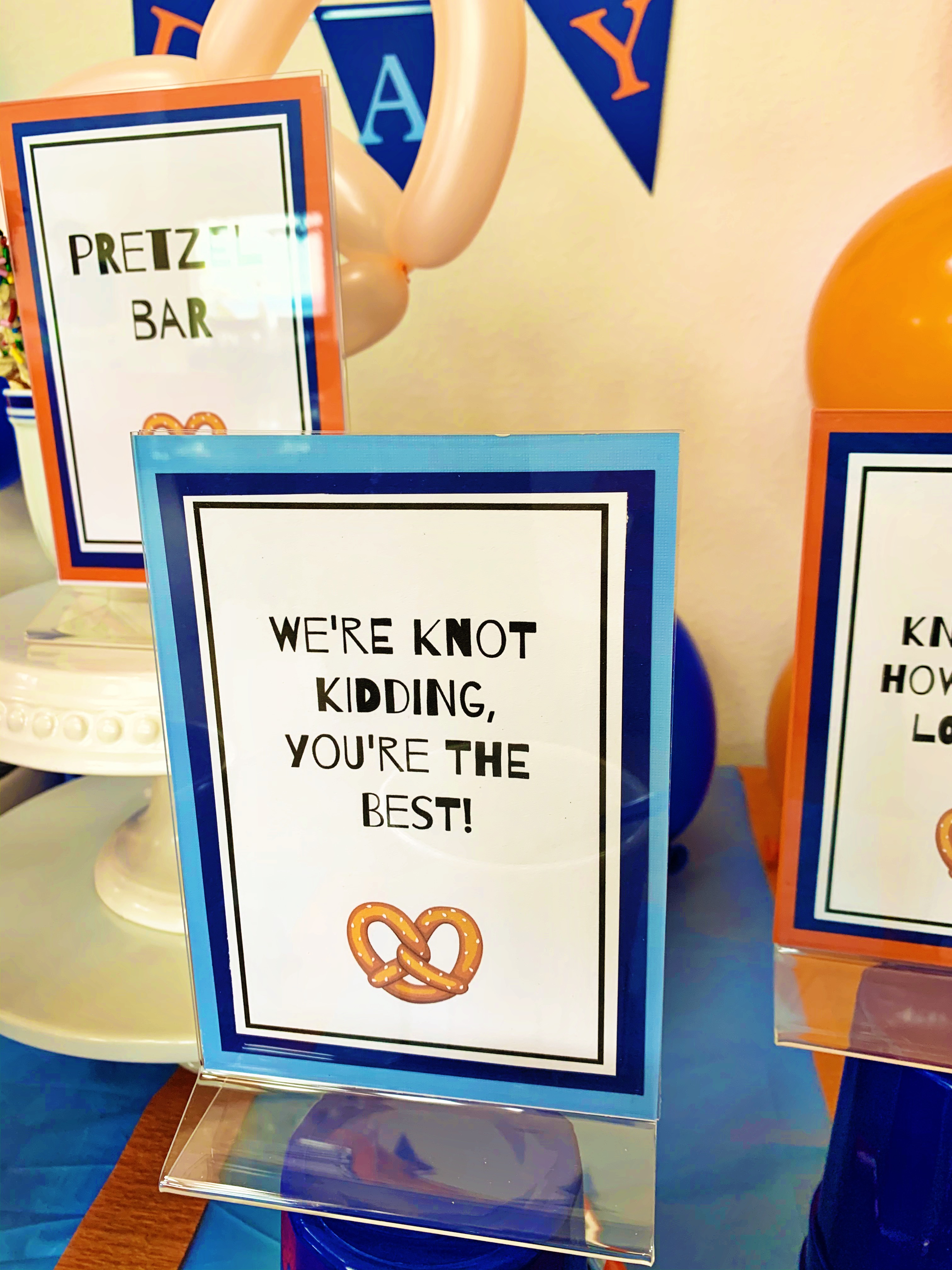 michelle paige blogs: Pretzel Bar Pun Party for Father's Day