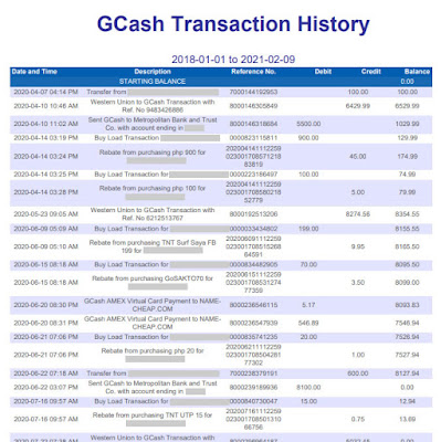 How to see and download your complete/all-time GCash Transaction History