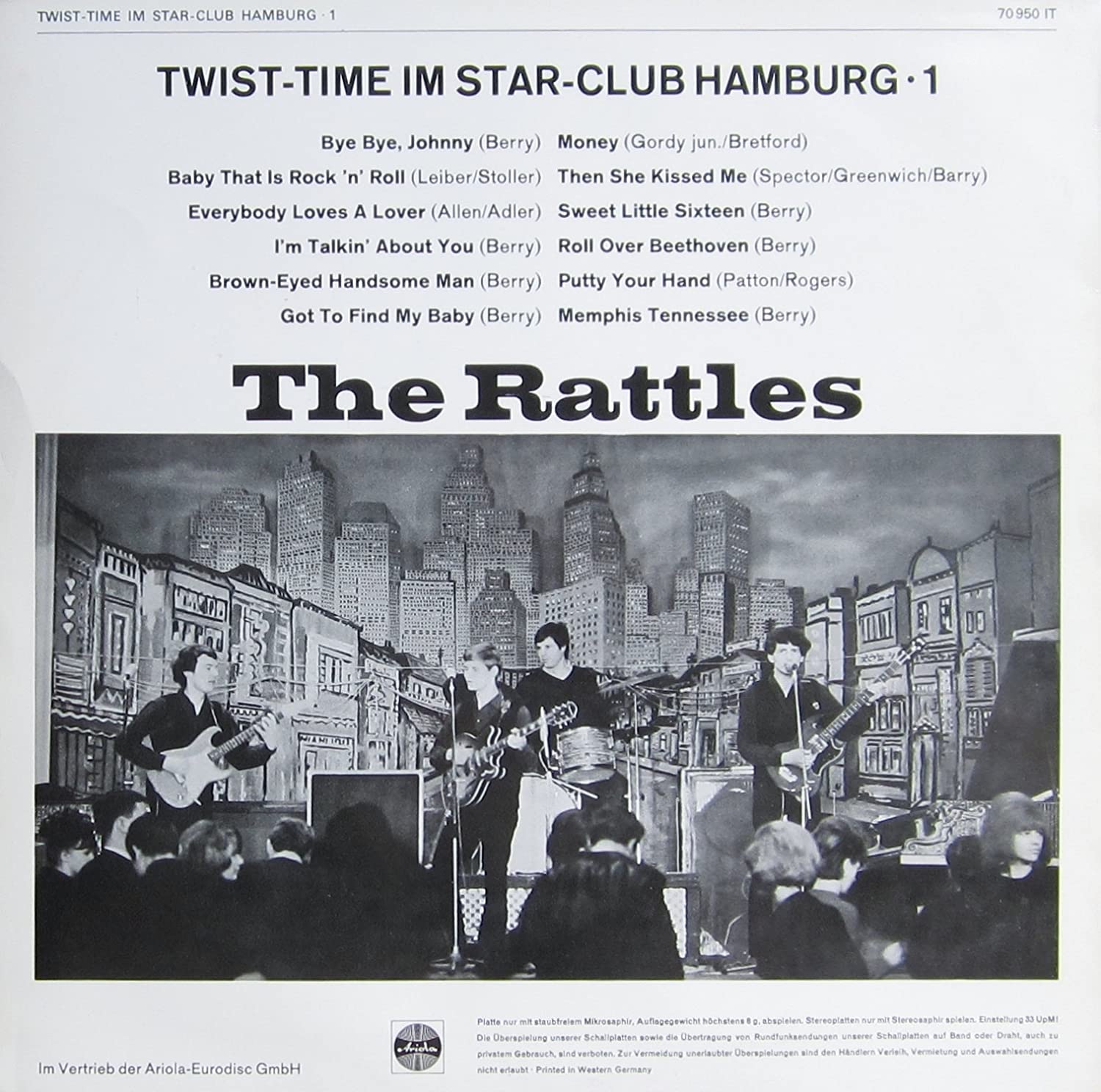 Classic Rock Covers Database: The Rattles - Twist-Time im Star-Club ...