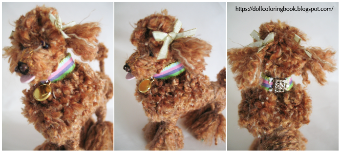 The Pom-pom Poddle Pet from the 1960s | The Doll Coloring Book