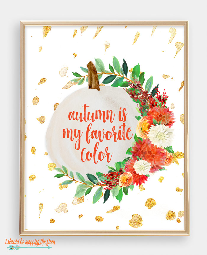 95 Fall Printables | i should be mopping the floor