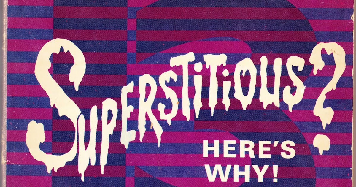 Papergreat: Scholastic book cover: "Superstitious? Here's Why!"