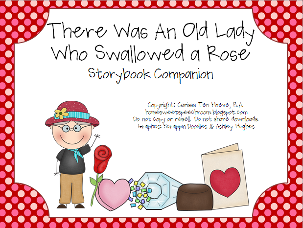 There Was An Old Lady Who Swallowed A Rose: Storybook Companion