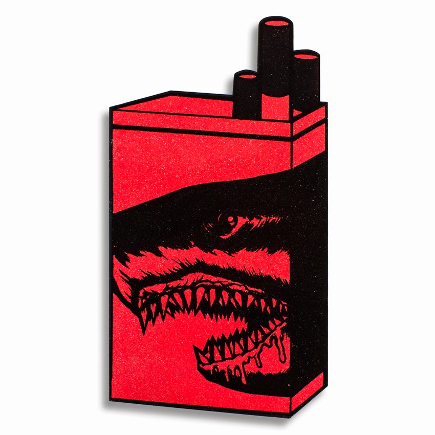 INSIDE THE ROCK POSTER FRAME BLOG: Shark Toof Cigarette Pack Multiples ...
