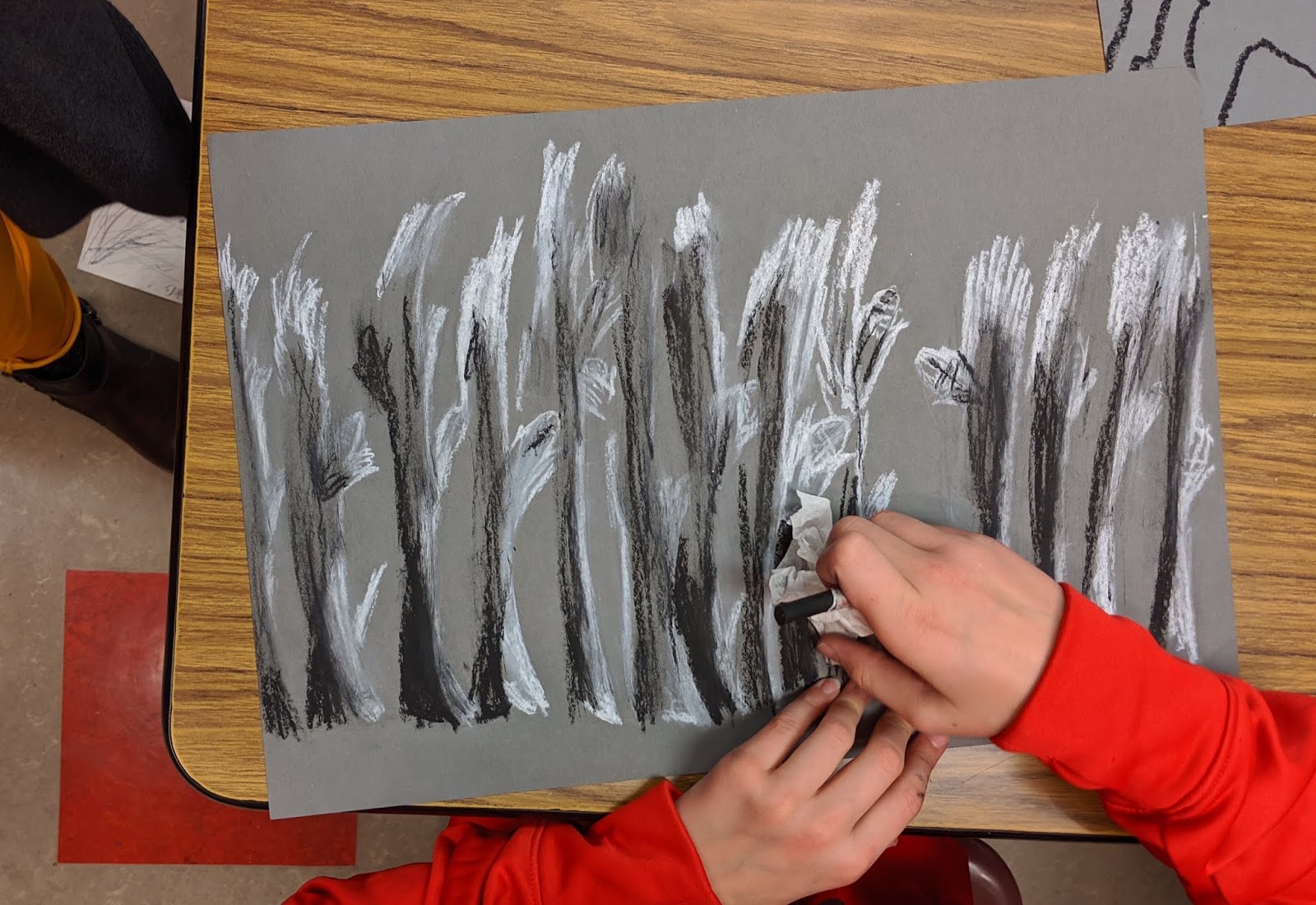 Art in the Middle...school: Value Landscapes