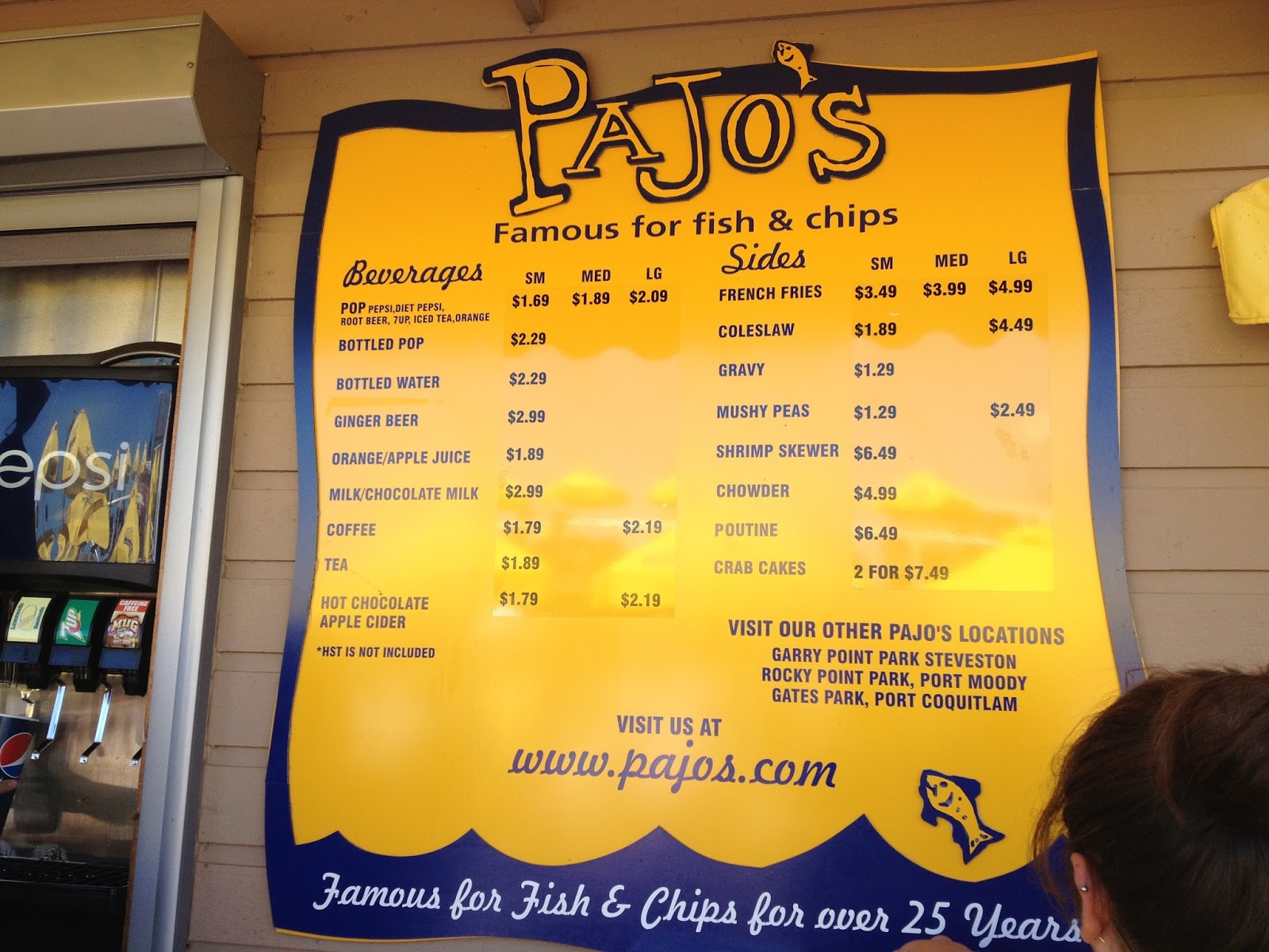 溫哥華的甜鹽巴小姐: 溫哥華 Richmond 漁人碼頭好吃的Pajo's Fish & Chips~