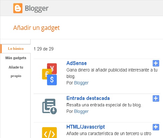 Nerea tic: Como poner un gadget html