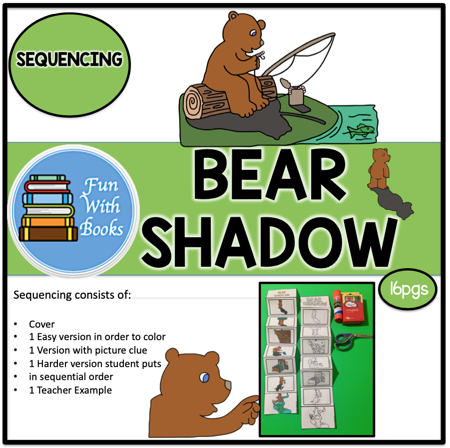 BEAR SHADOW SEQUENCING ~ Book Units by Lynn