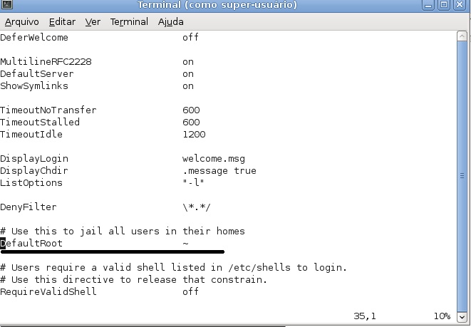 Rodolfo Rodrigues: Instalando e Configurando FTP no Debian 6 Rodolfo Rodrigues: Instalando e Configurando FTP no Debian 6