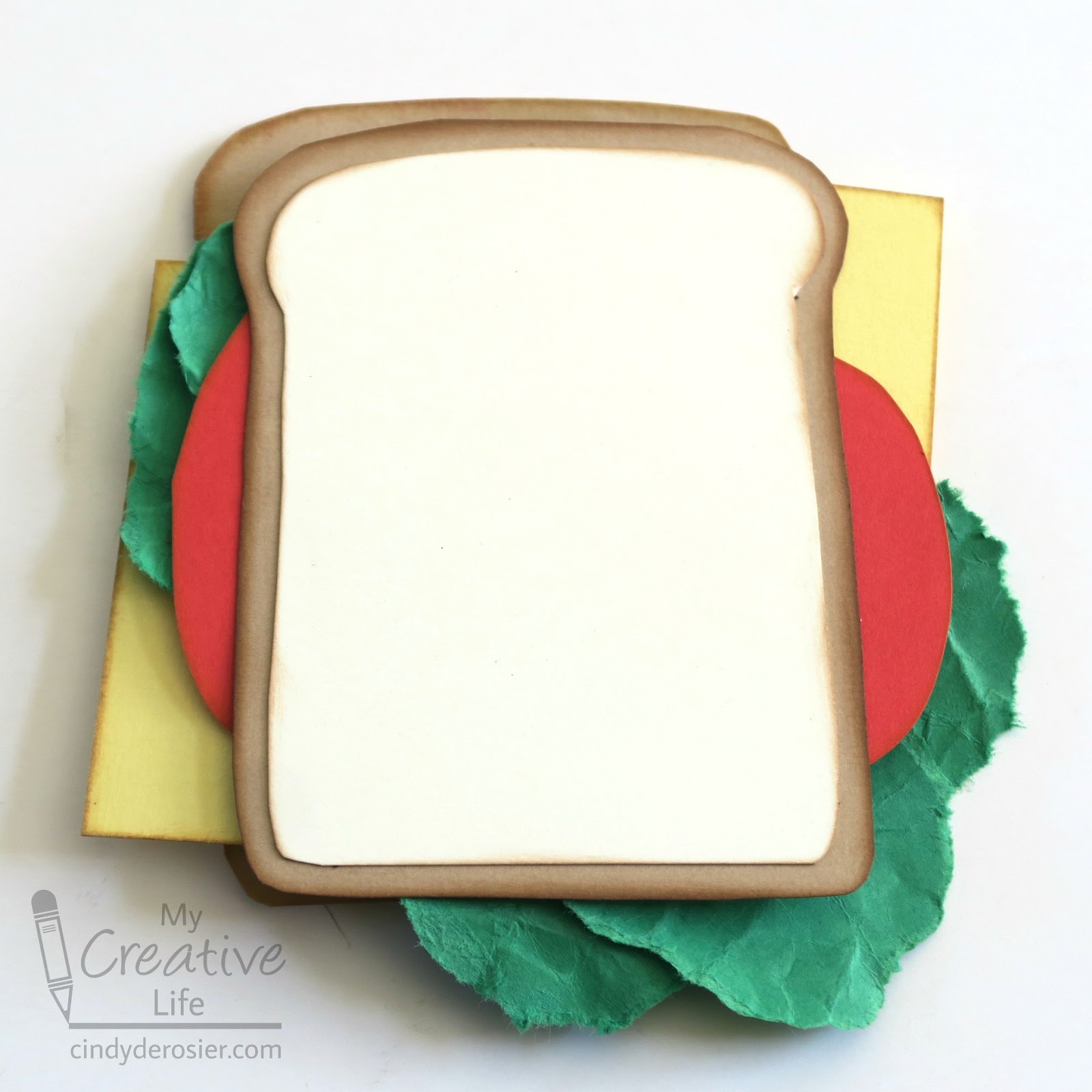 Cindy deRosier: My Creative Life: Construction Paper Sandwich