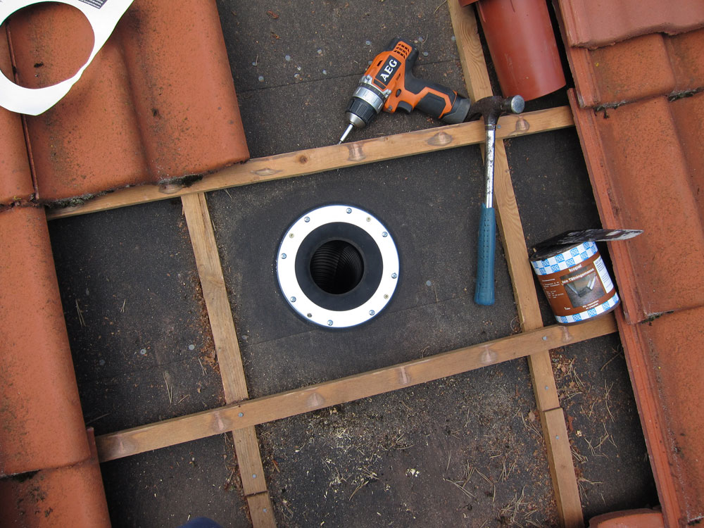 Bergabo: Badrum, avluftning