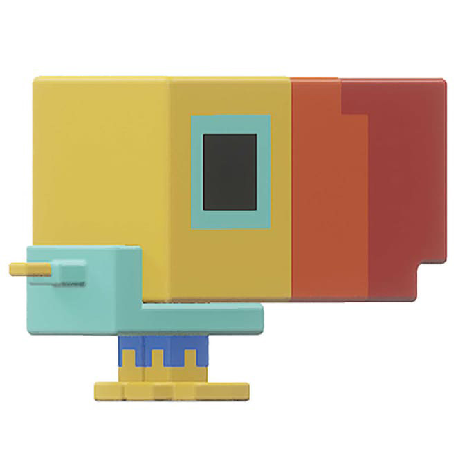 Minecraft Bird Mob Head Minis Figure | Minecraft Merch