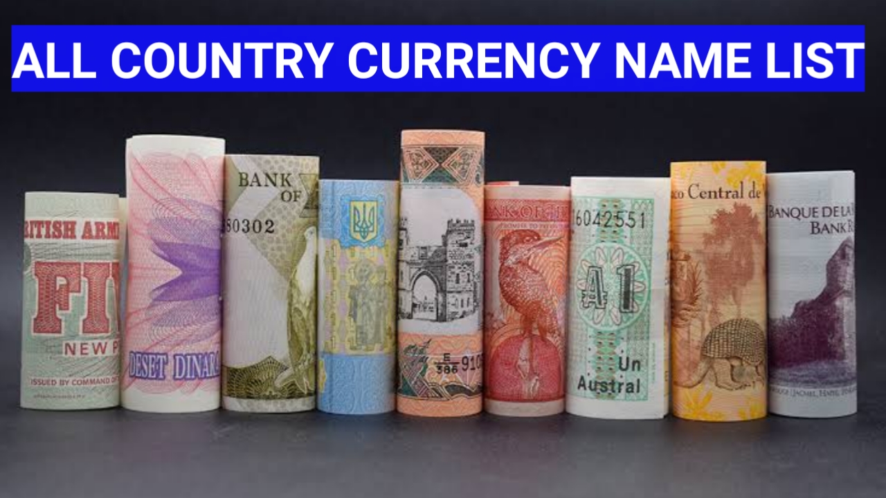 top 10 country currency name