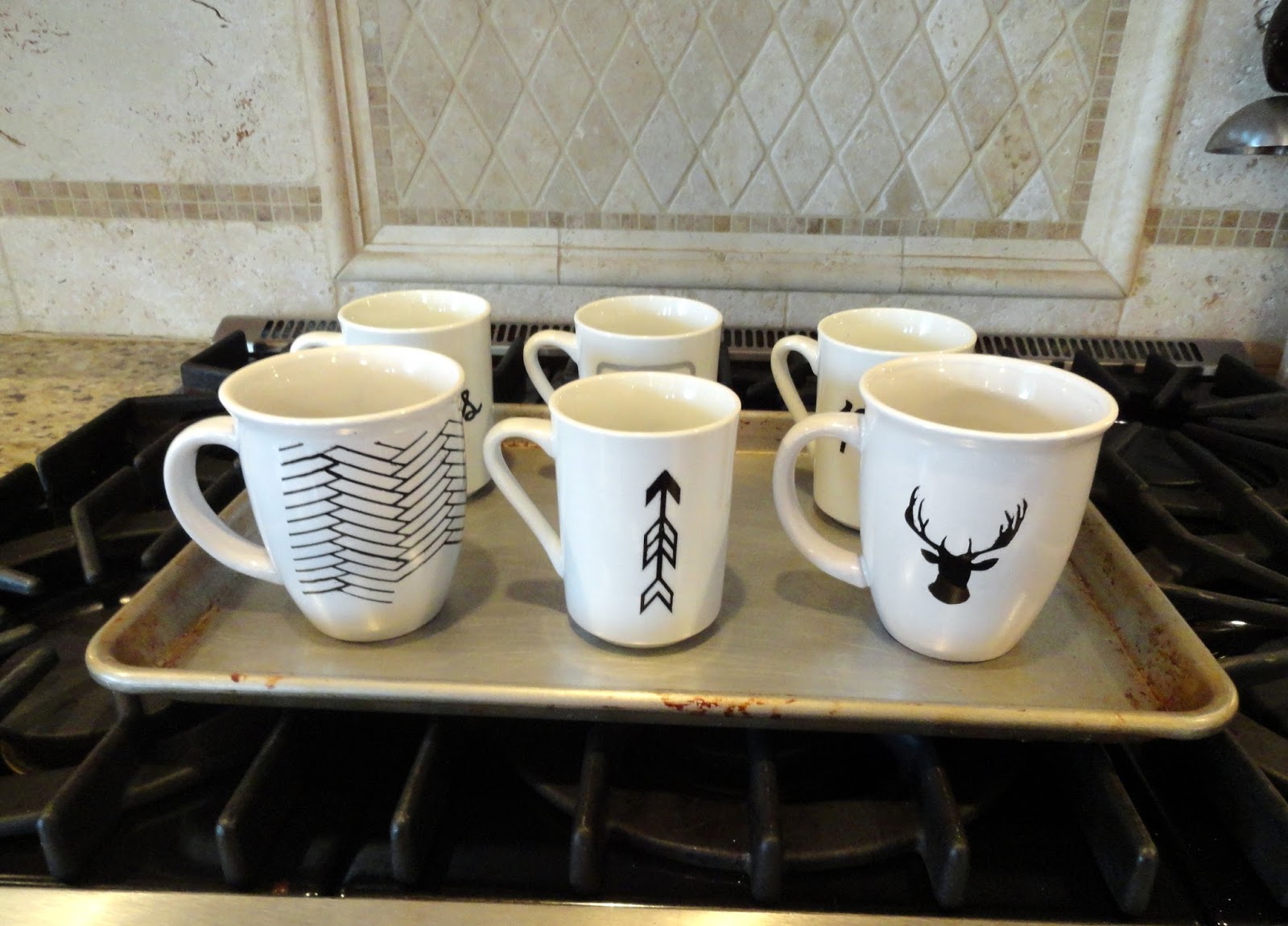 DIY sharpie mugs