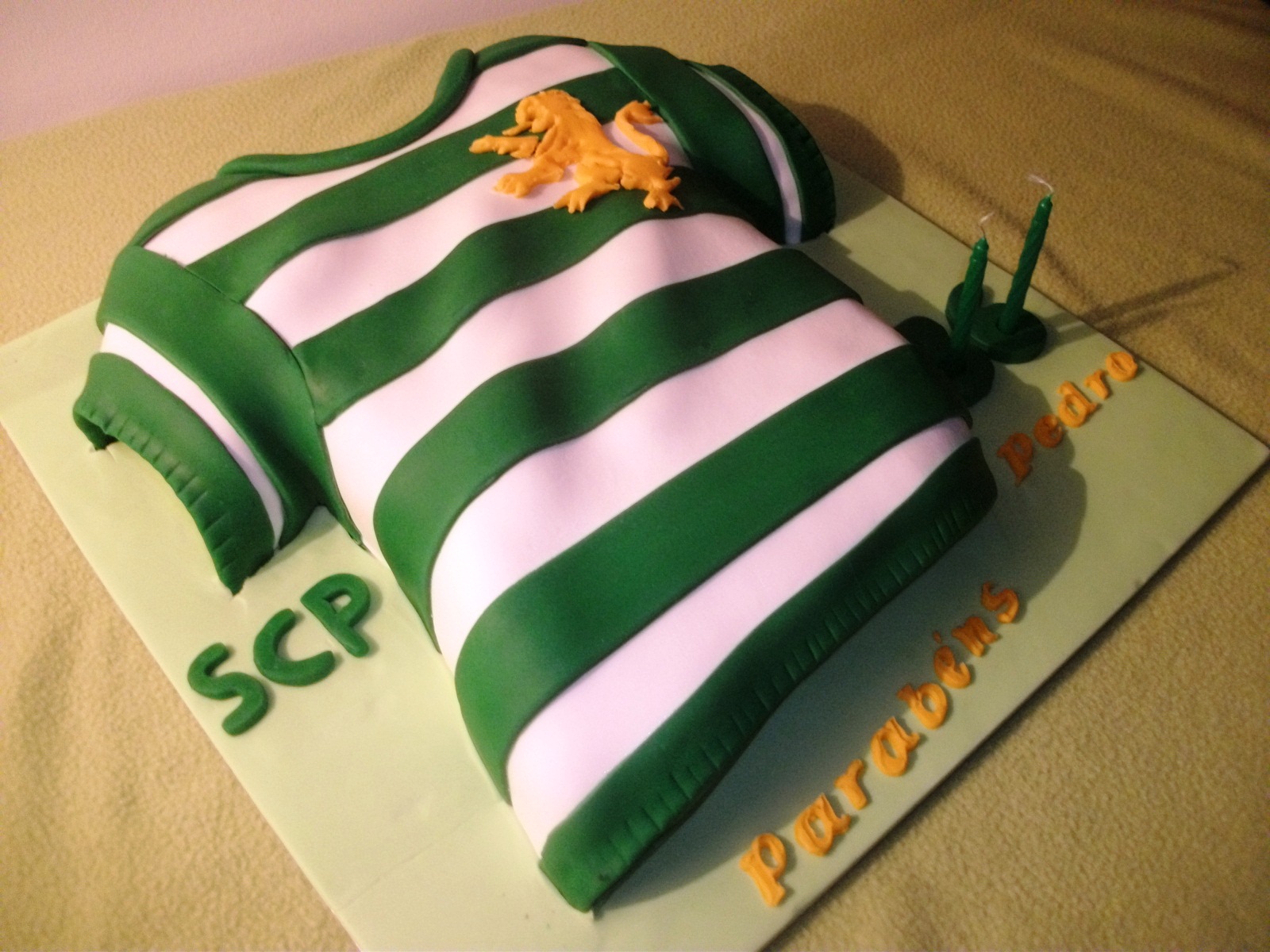 Os Bolos da Terê - Cake Design: Sporting - Camisola SCP