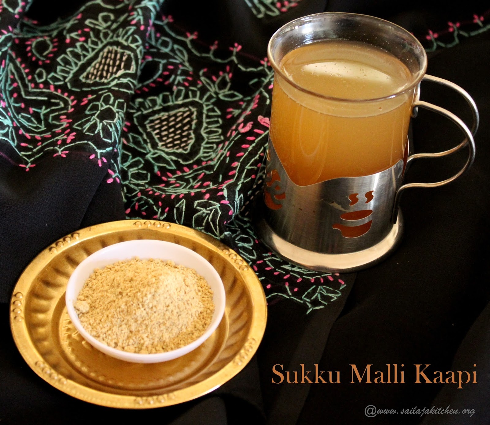 Sailaja Kitchen...A site for all food lovers!: Sukku Malli Kapi ...